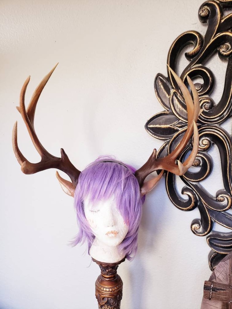 NEW Realistic Doe / Deer Antlers Horns XXL Stag Antlers 3D - Etsy