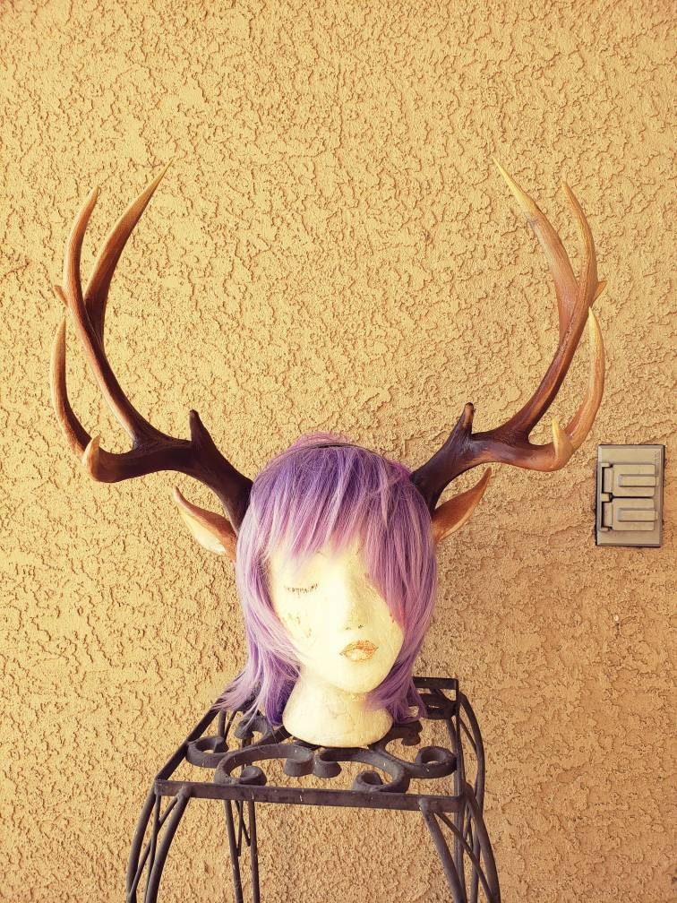 NEW Realistic Doe / Deer Antlers Horns XXL Stag Antlers 3D - Etsy UK