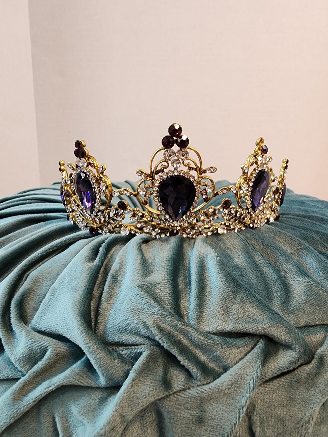 Maleficent Inspired Jeweled Crown: Dark Queen Metal Frame - Etsy
