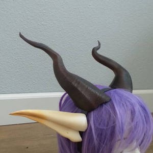 Elven elf ears 3d printed horns on headband DIY costume | Etsy