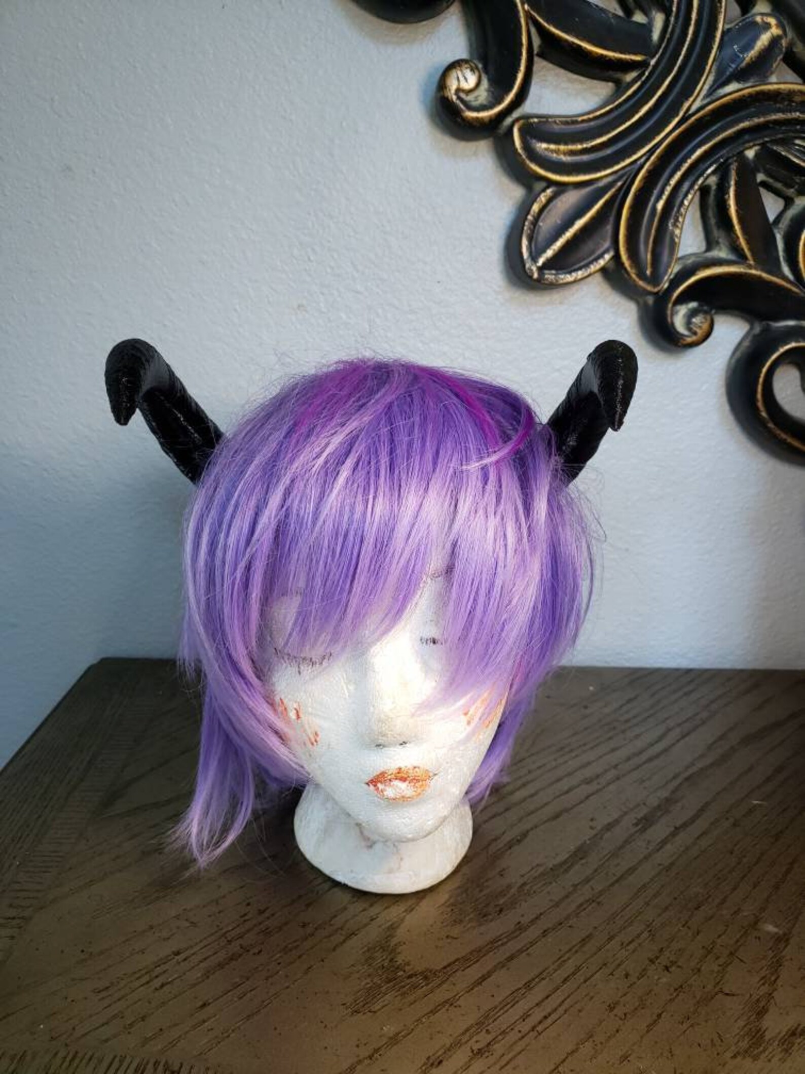 Fantasy Dragon Inspired 3d Printed Horns on Headband Larp Costume ...