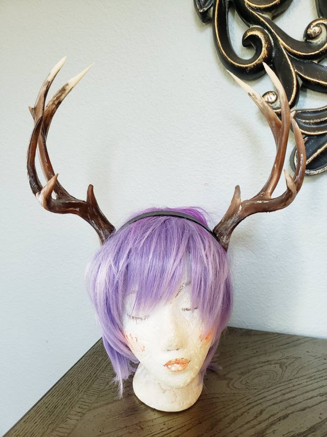 3D Printed Deer Antlers Headband: Lightweight Fawn Horns, Comic-con ...