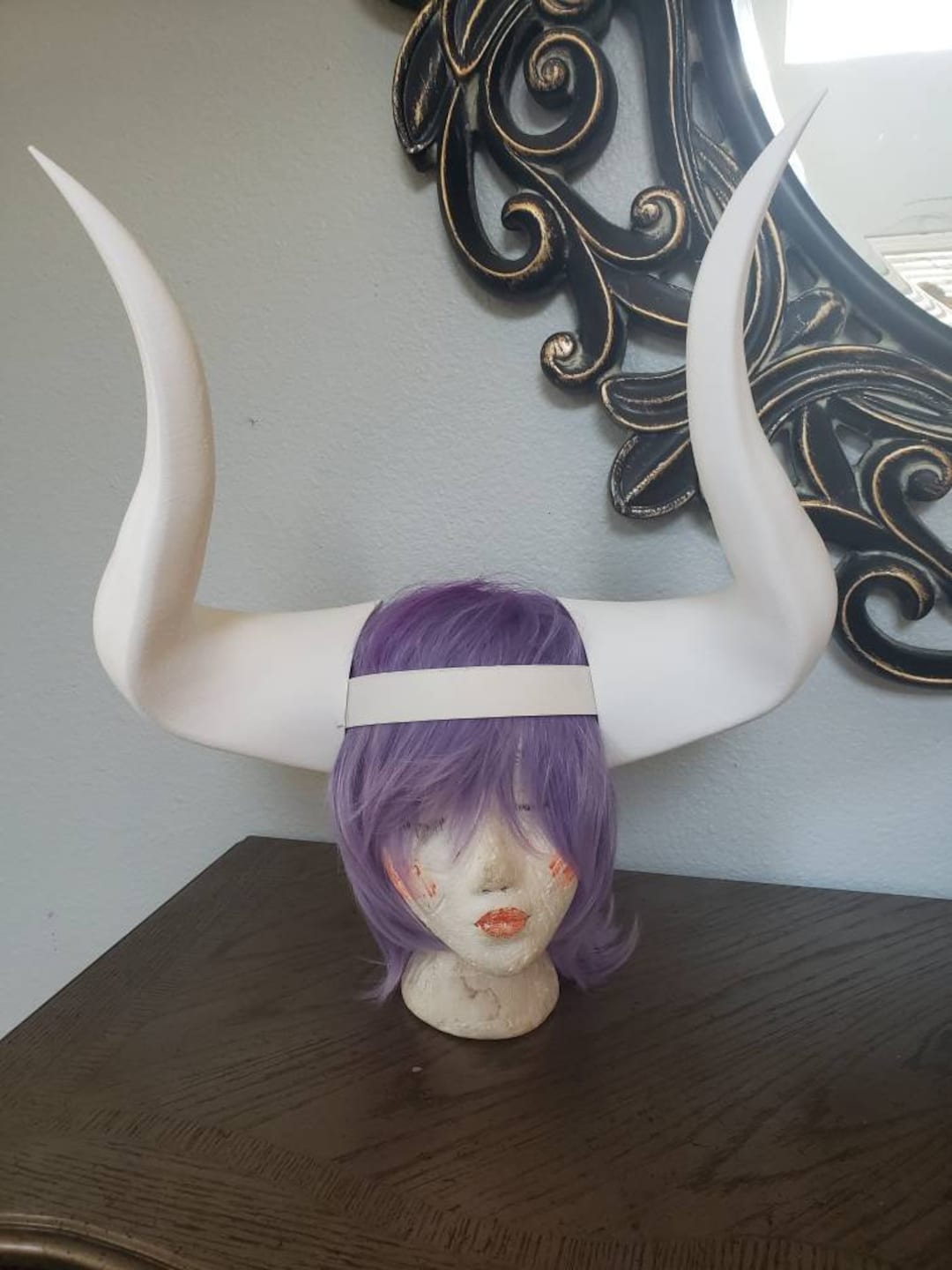 NEW ARRIVAL Stage Prop Legend Horns Huge Bull Matador Horns Headband 3D ...