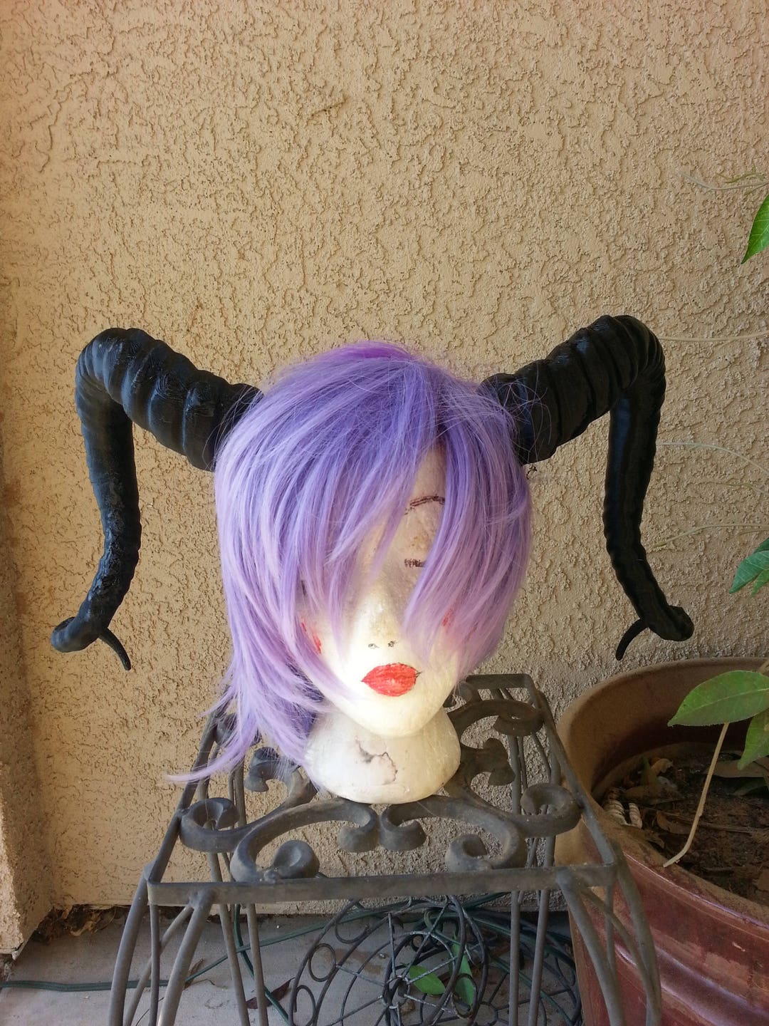 3D Printed Ram Horns Headband - Fantasy Cosplay Costume - Etsy