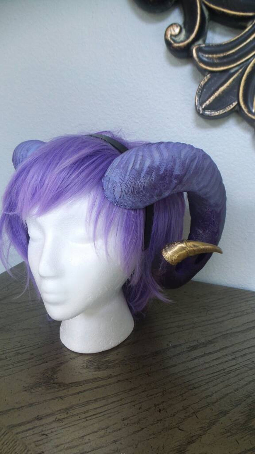 Critical Role Ram Horns Mollymauk Tiefling Inspired Horns 3D Printed No ...