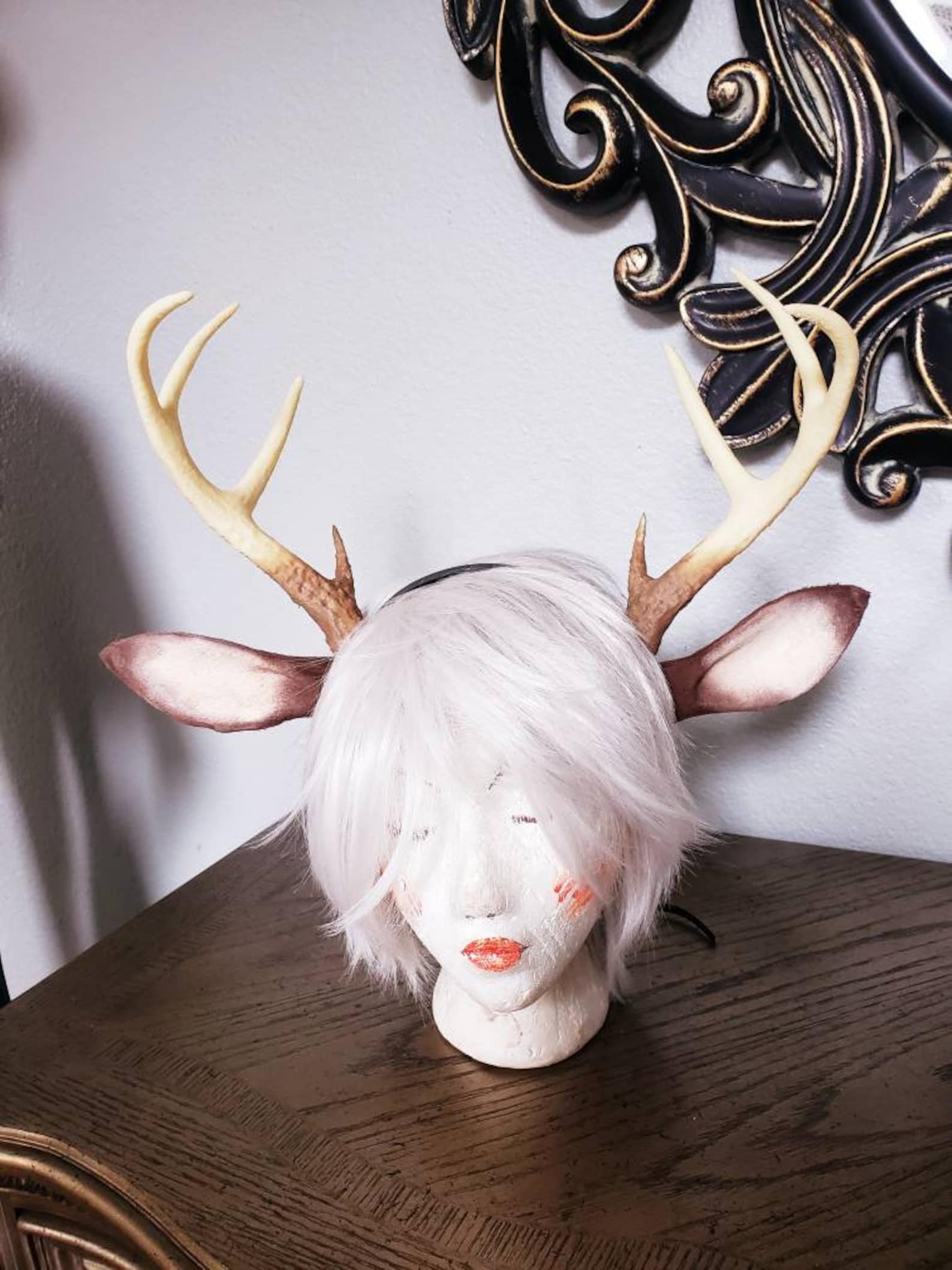 NEW ARRIVAL Realistic Doe / Deer Antlers Horns and Optional - Etsy Canada