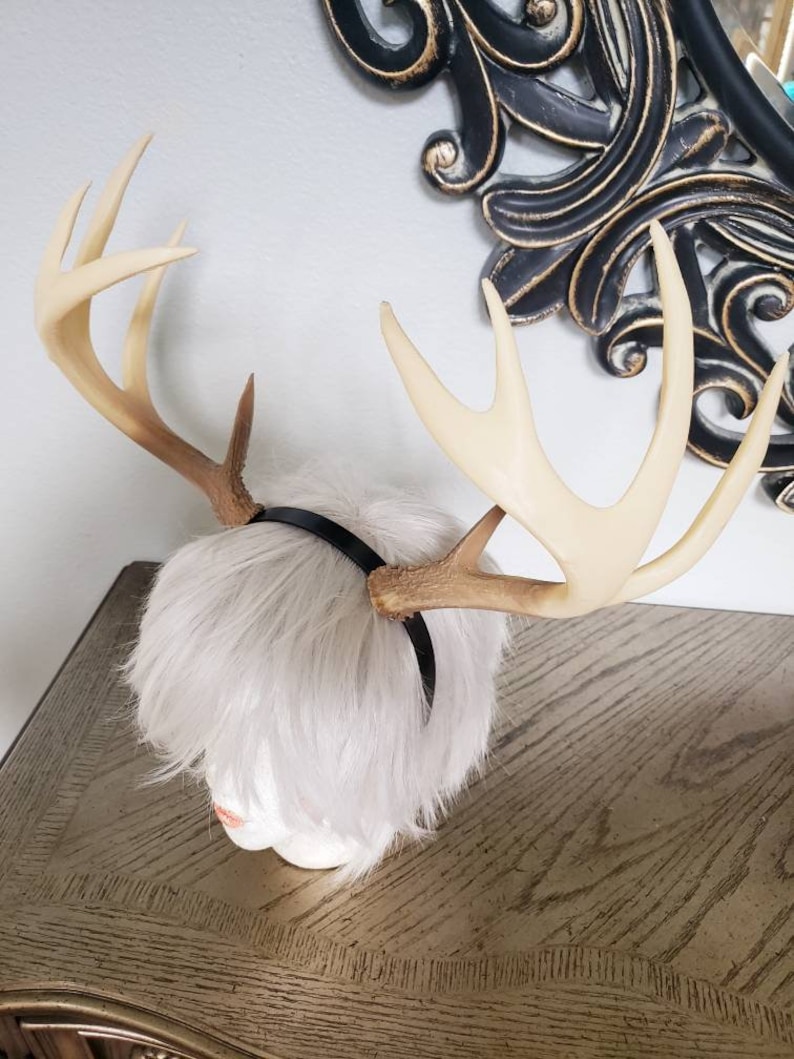 3D Printed Deer Antlers Headband: Lightweight Fawn Horns, Cosplay ...