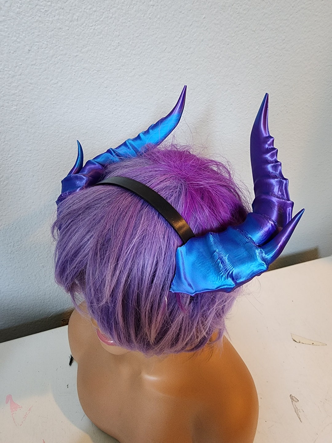 Fantasy Splintered Dragon Horns Snake Dragon 3d Printed Horns on ...