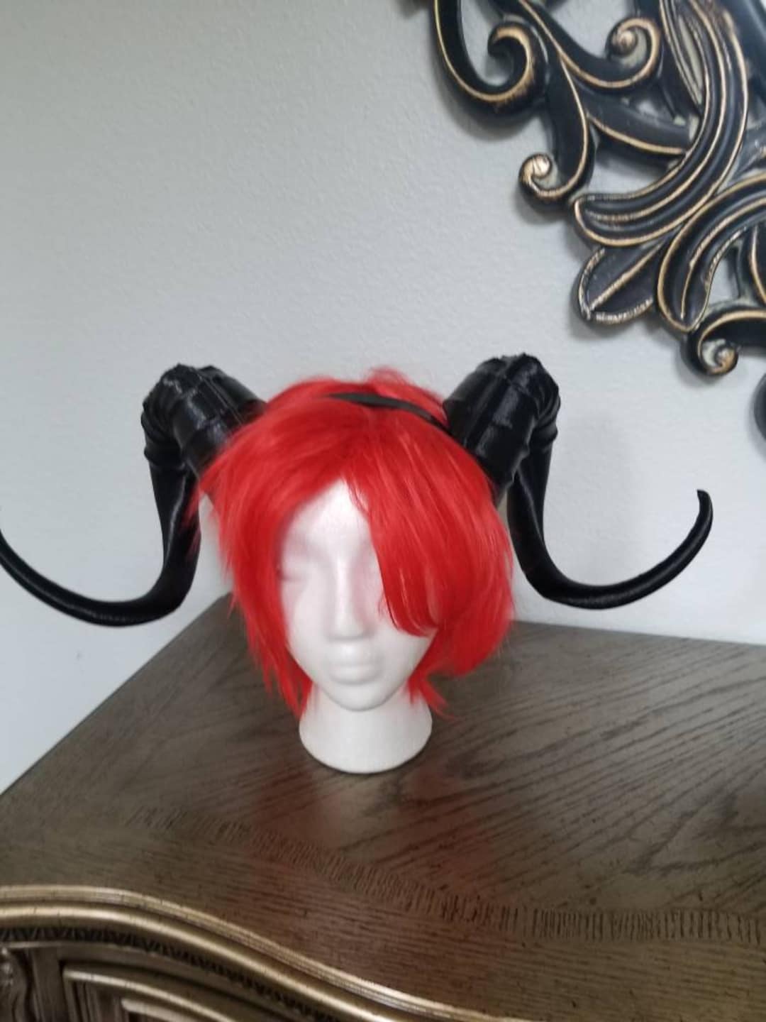 New Arrival: Extra Large Barbarian Ram Horns Warlord Style Horns Stage ...