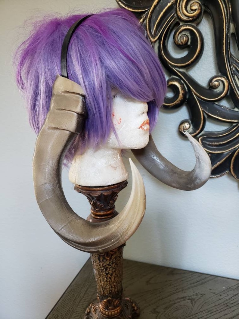 Fantasy Tusks cosplay horns Large only one Available to ship | Etsy