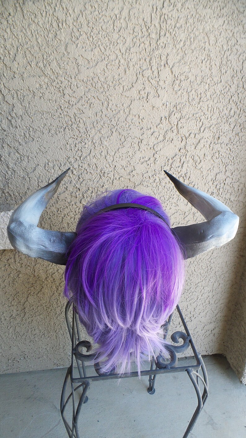 Minotaur Horns Long Horn Cow-Bull Matador horns headband 3D | Etsy