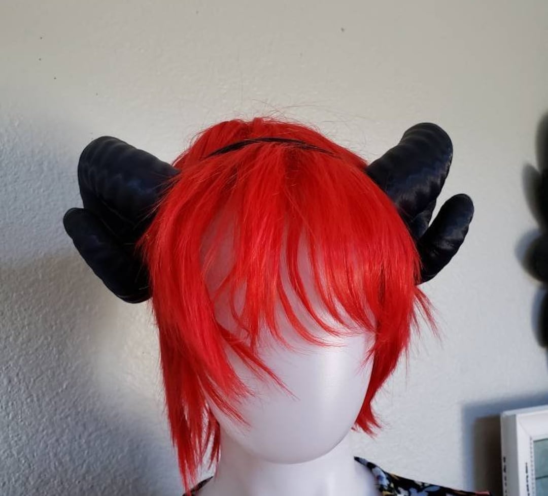 NEW ARRIVAL Jesters Horns RAM Horns Headband 3D Printed Cosplay Wow ...