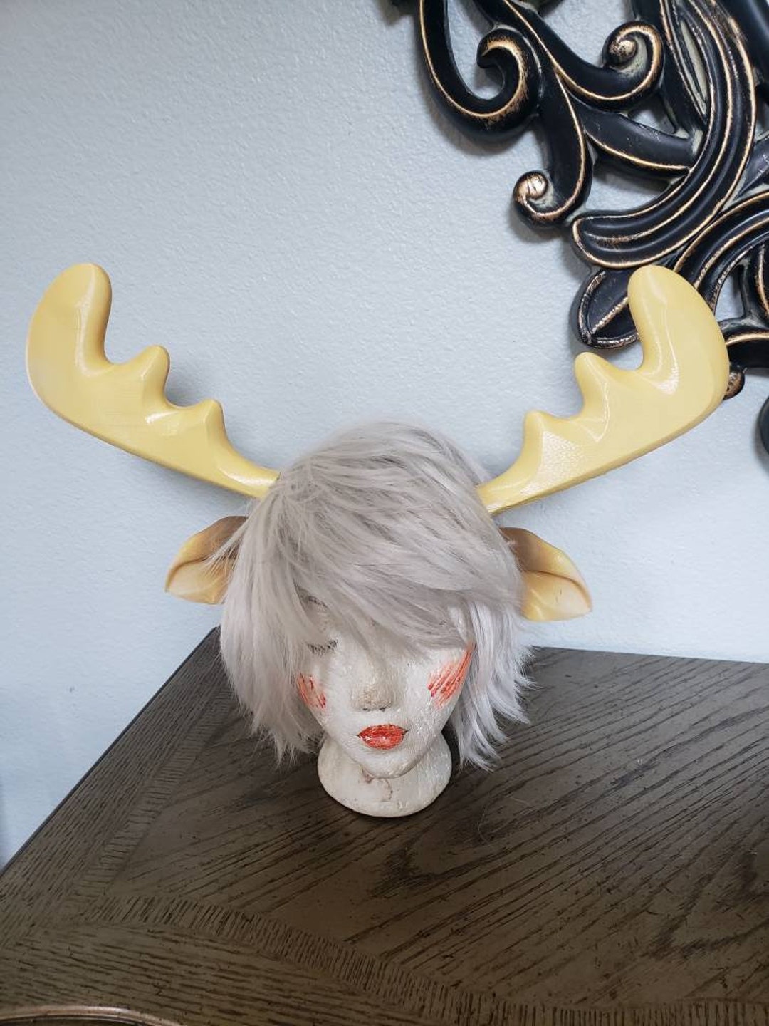 NEW ARRIVAL! Bullwinkle Moose Deer Antlers Horns 3D Printed Optional ...