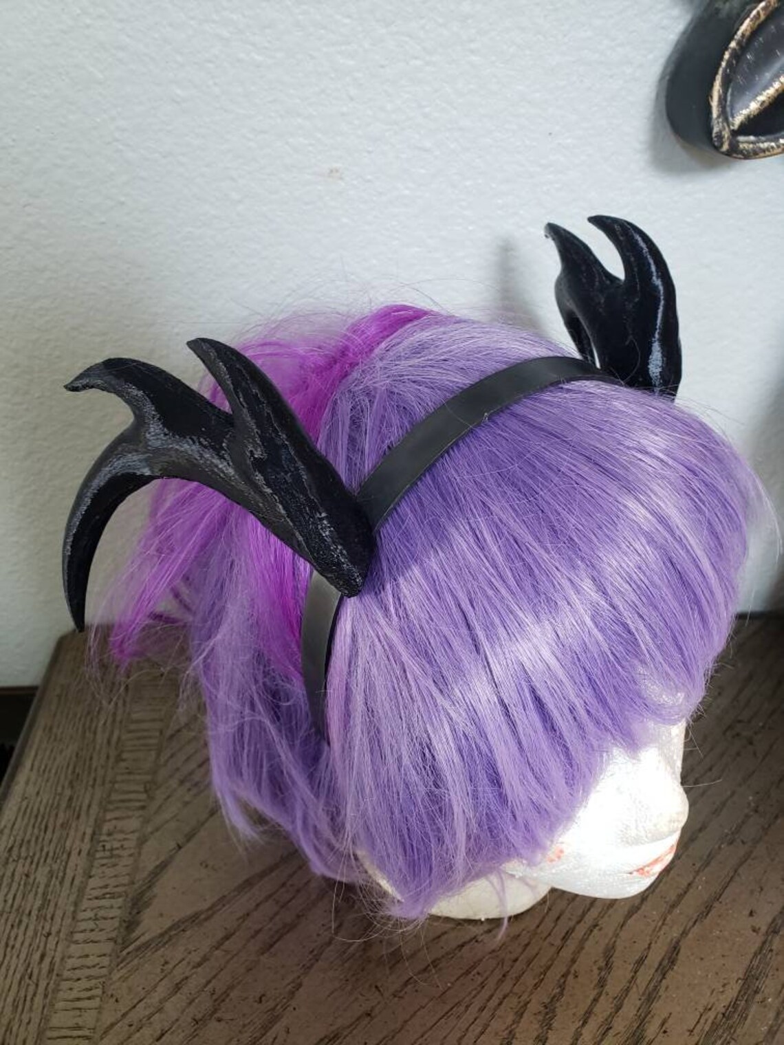 Half Moon Deer Antlers 3d Printed Set Horns on Headband Dragon - Etsy