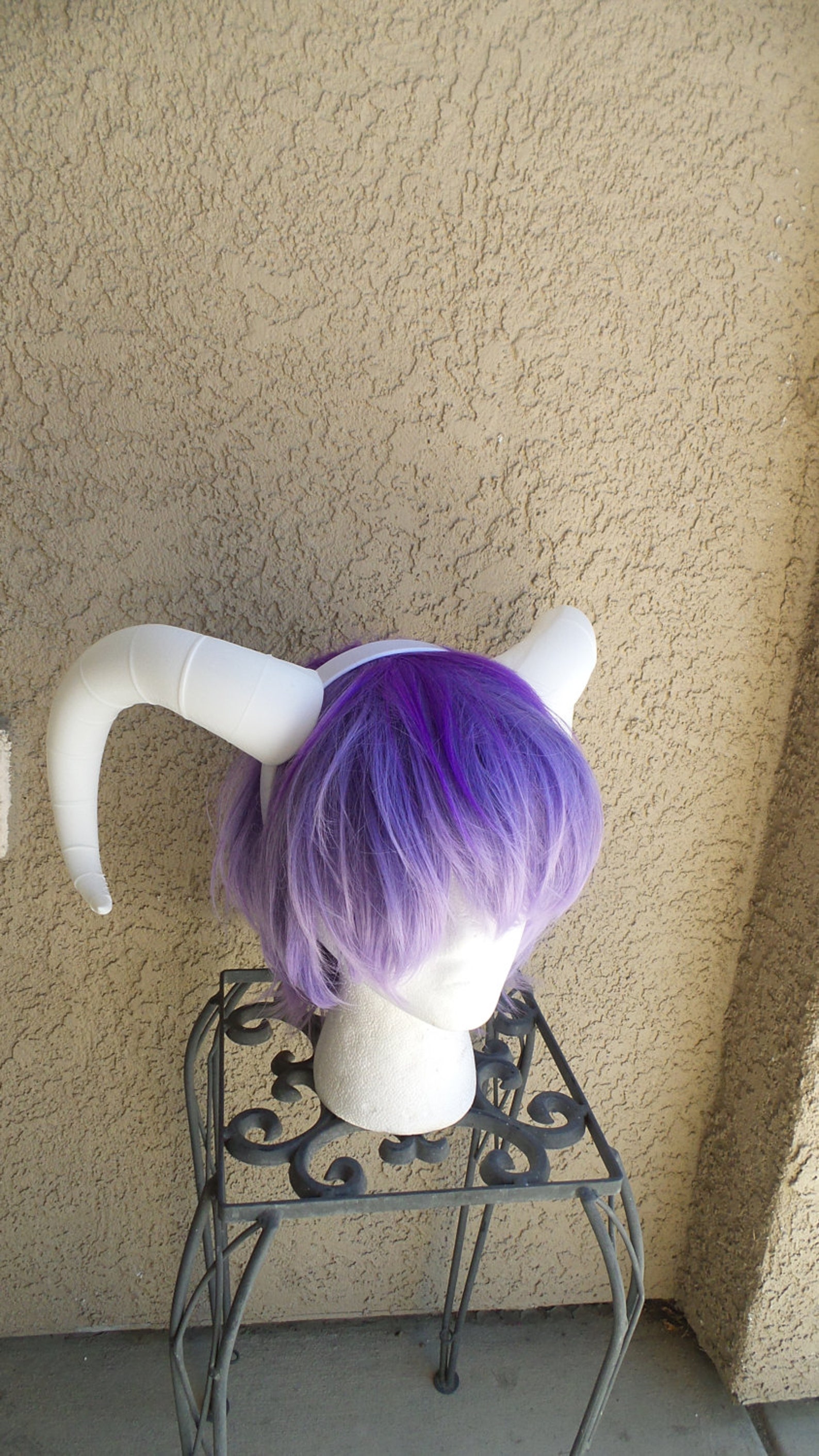 Large Ox Ram Fantasy Cosplay Horns Horned Headband Viking - Etsy