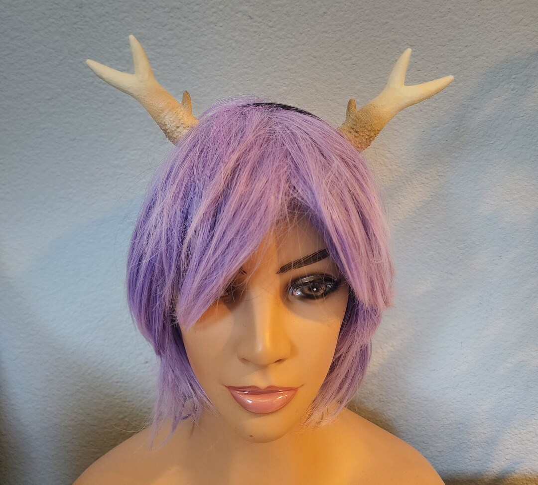 OUR ORIGINAL! Mini Fawn Doe / Deer Antlers Horns 3D Printed (ultra ...