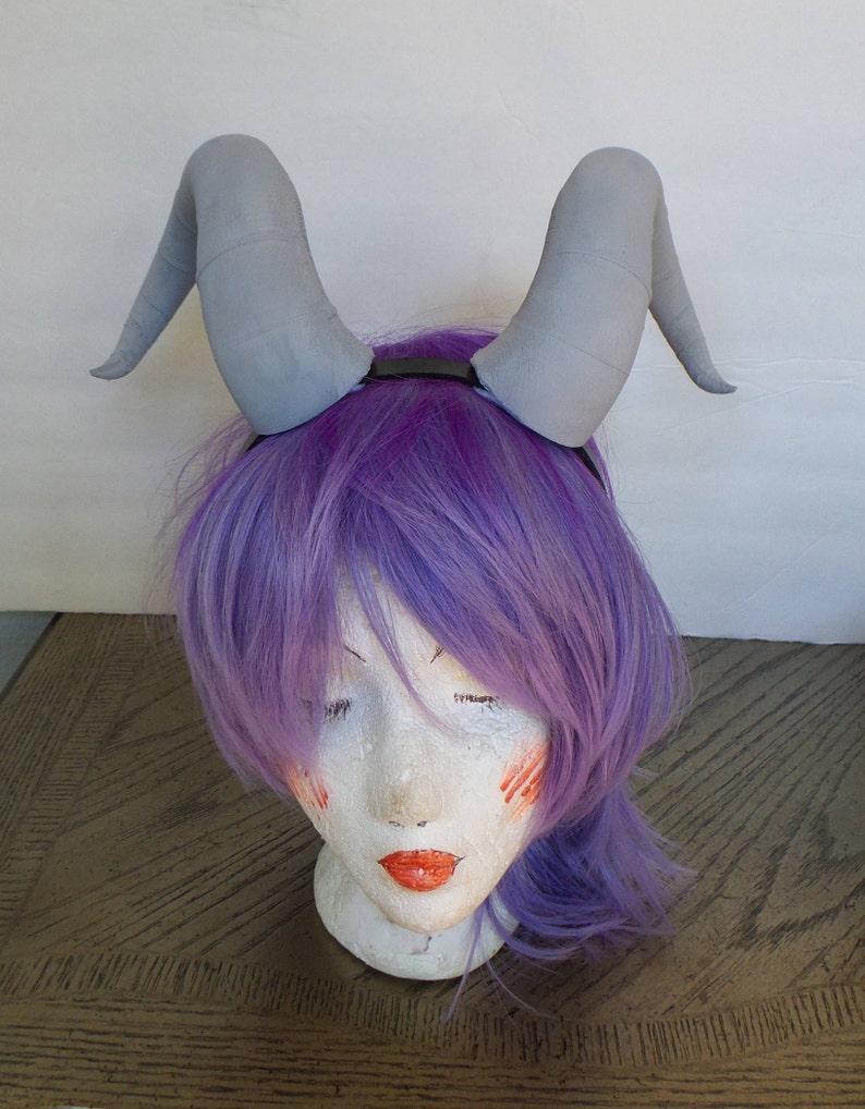 Large Ox Ram Goat Fantasy Cosplay Horns Horned Headband - Etsy