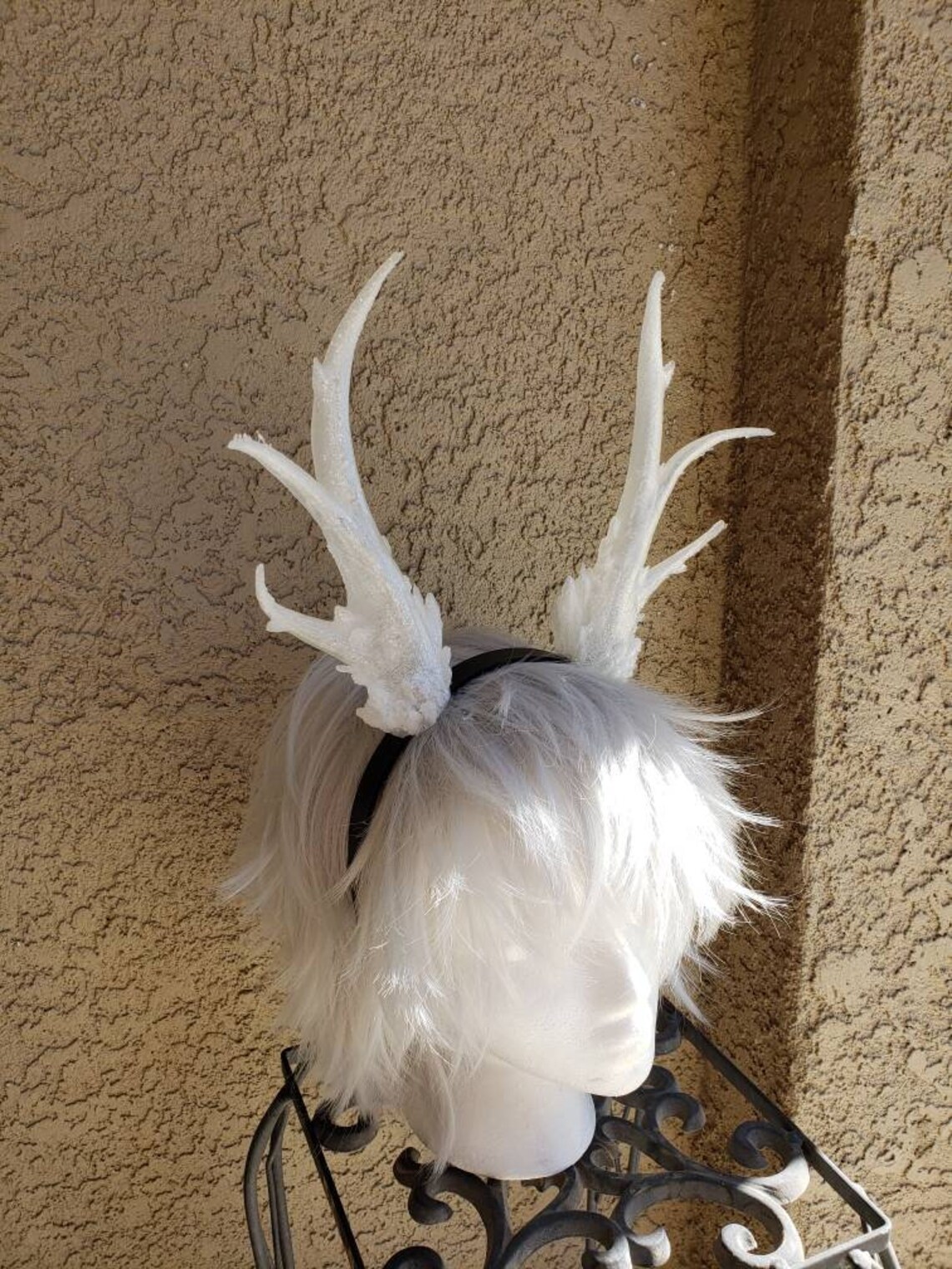 NEW ARRIVAL! Crystal Ice Antlers/ Deer Antlers Horns Fantasy Cosplay ...