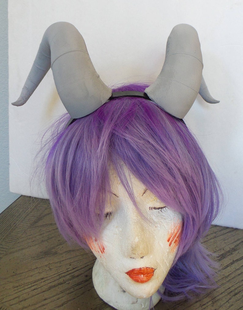 Large Ox Ram Goat Fantasy Cosplay Horns Horned Headband - Etsy