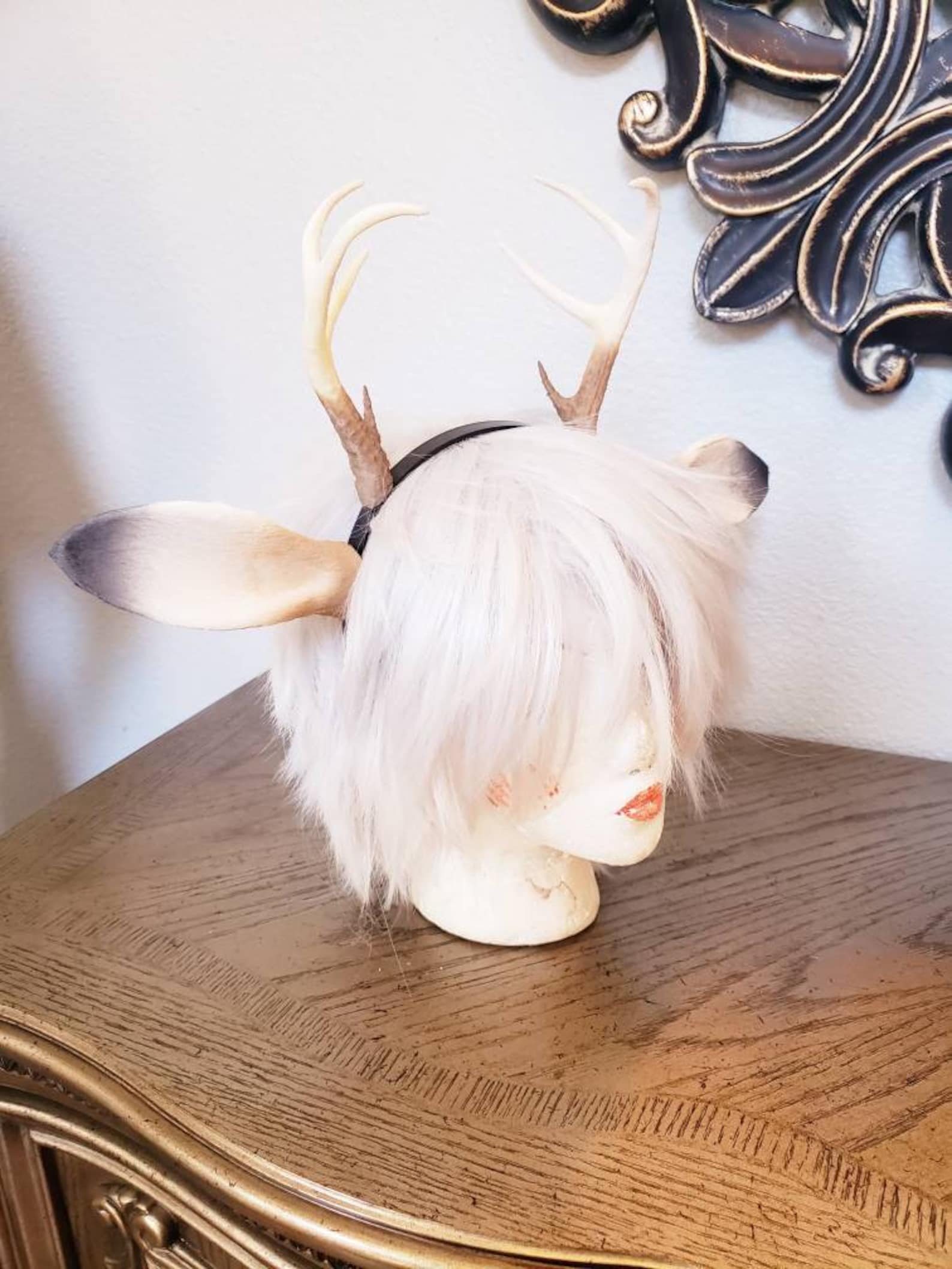 NEW ARRIVAL Realistic Doe / Deer Antlers Horns and Optional | Etsy