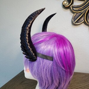 Fantasy Dragon Inspired 3d Printed Horns on Headband Larp Costume ...