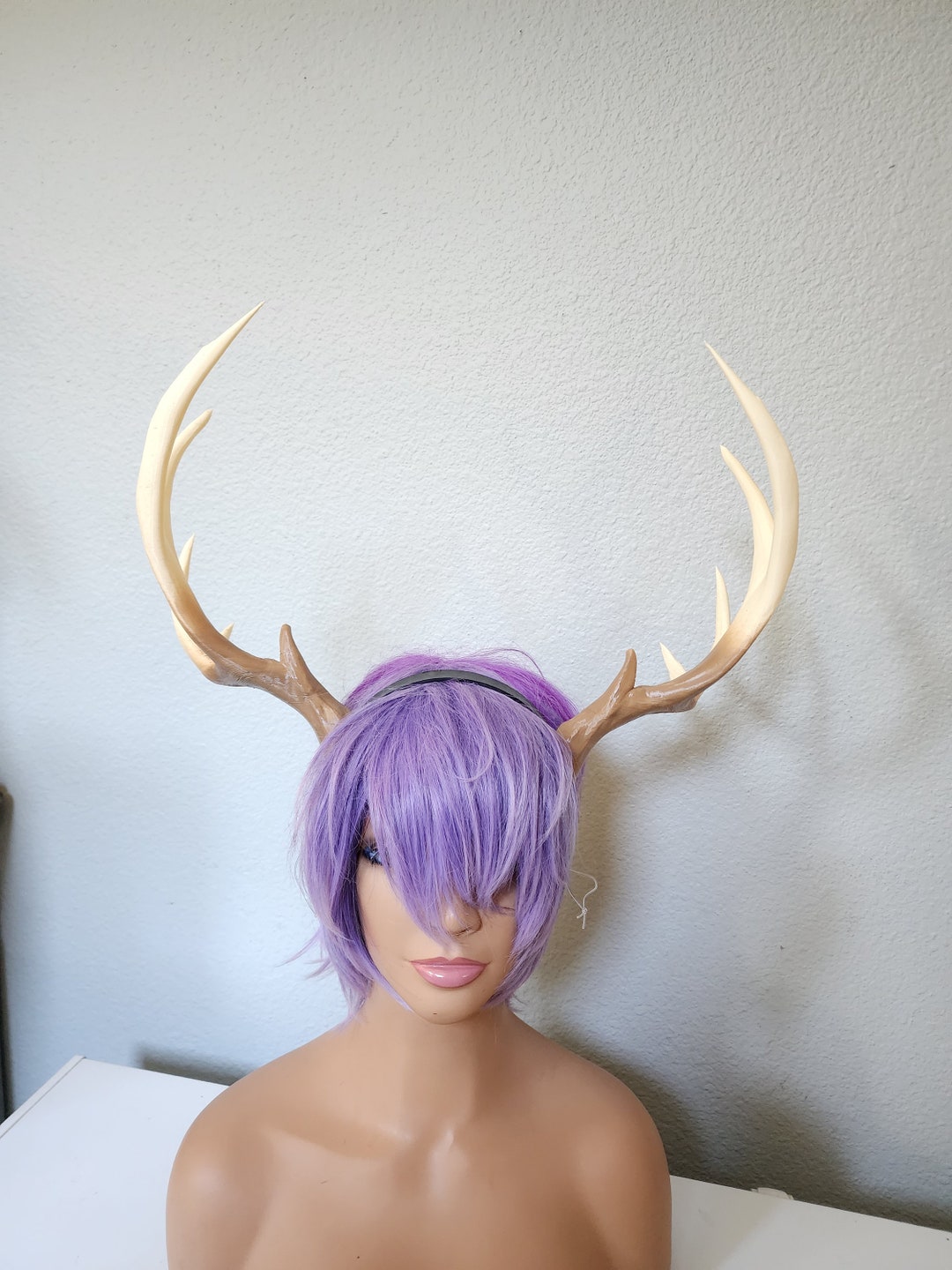 NEW! Realistic Doe / Deer Antlers Horns and Optional Ears 3D Printed ...