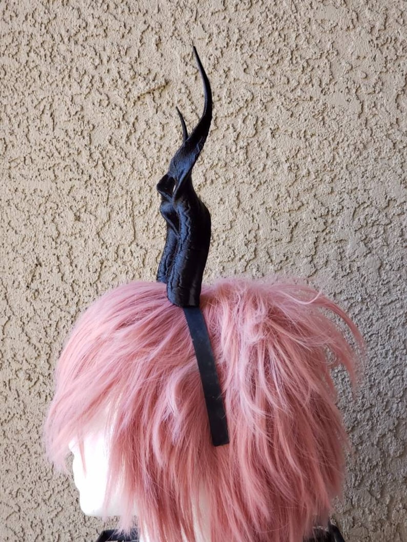 3D Printed Spiral Antelope Horns, Cosplay LARP Headdress - Etsy