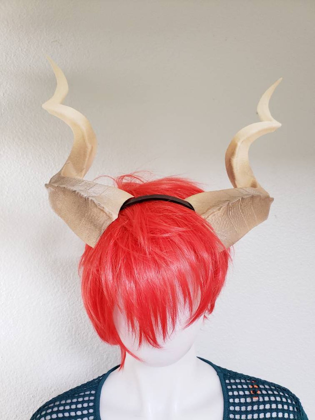 3D Printed Lightweight Kudu Horns Cosplay Horns Horned Headband Viking ...