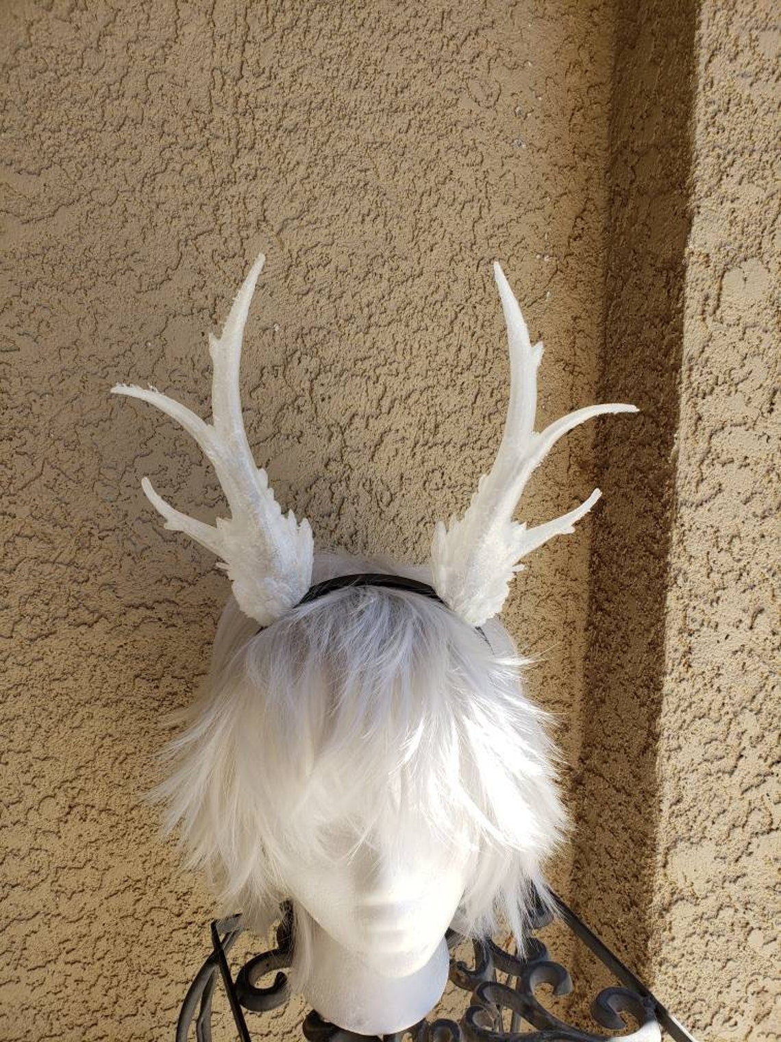 NEW ARRIVAL! Crystal Ice Antlers/ Deer Antlers Horns Fantasy Cosplay ...