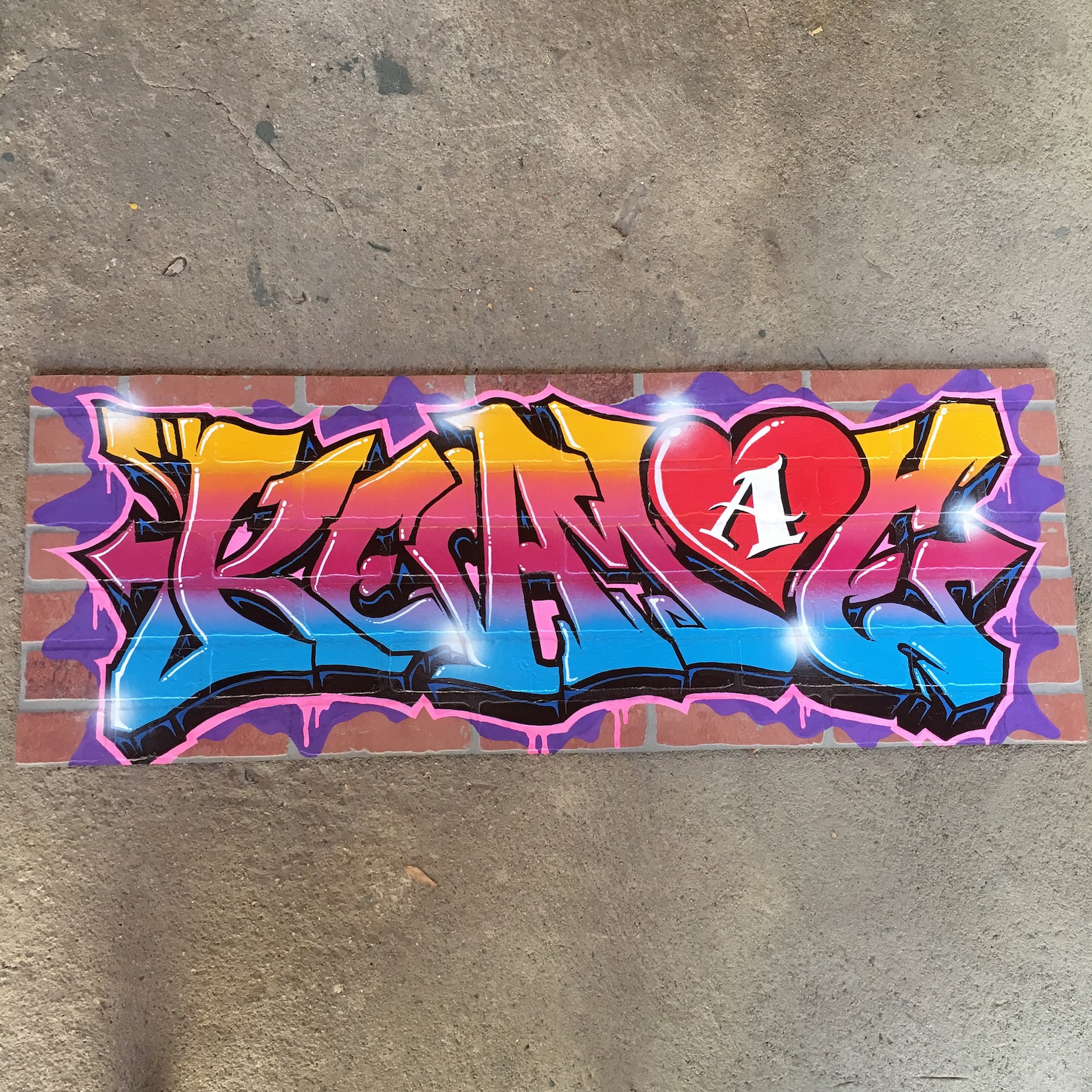 Personalized Custom Graffiti Name Painting on Canvas - Etsy
