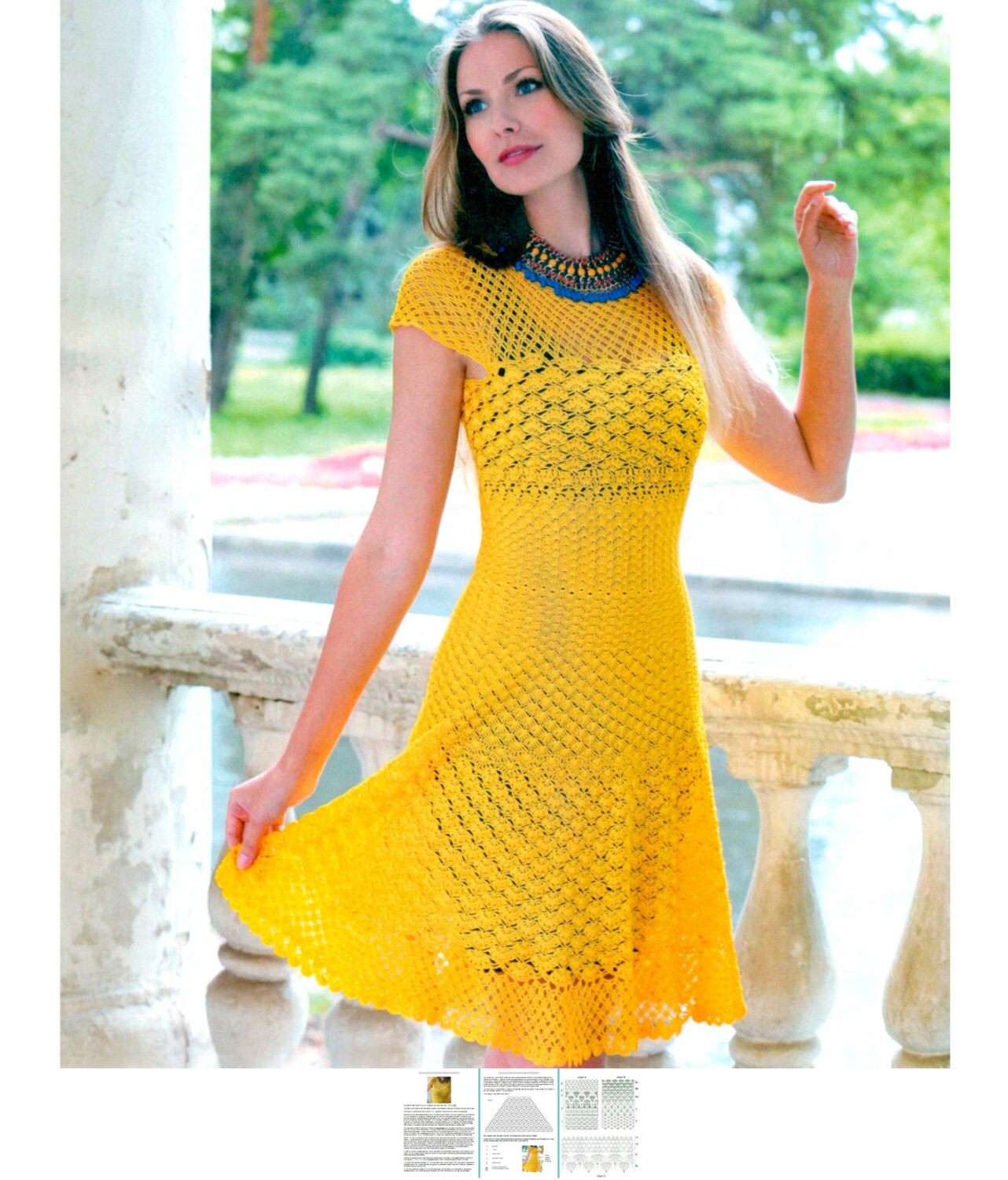 Sexy Crochet Dress Pattern Crochet Designer Dress Pattern Etsy