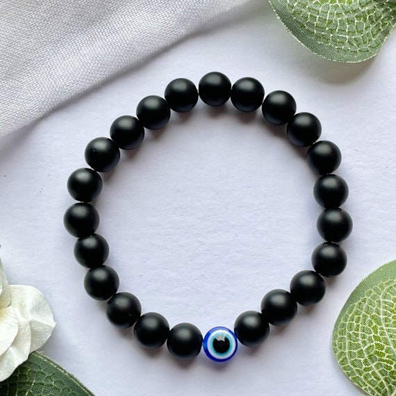 No Nazar Evil Eye Bracelet Black Bead. Turkish Evil Eye. Bracelet for Women Bracelet for Men Bracelet in the UK Bracelet for Children Etsy