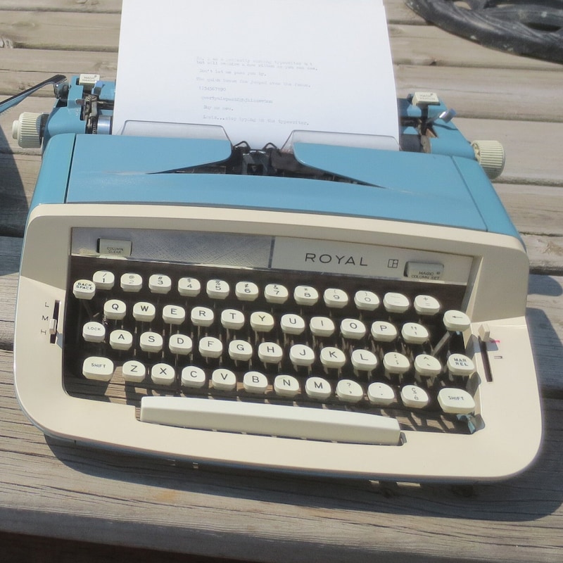 Modern Typewriter - Etsy