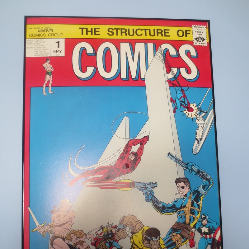 Vintage Superhero Poster - Etsy