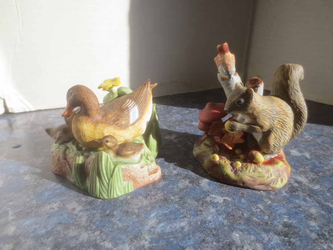 2 Vintage 1984 Peter Barrett Widelife Porcelain Figurines From the ...