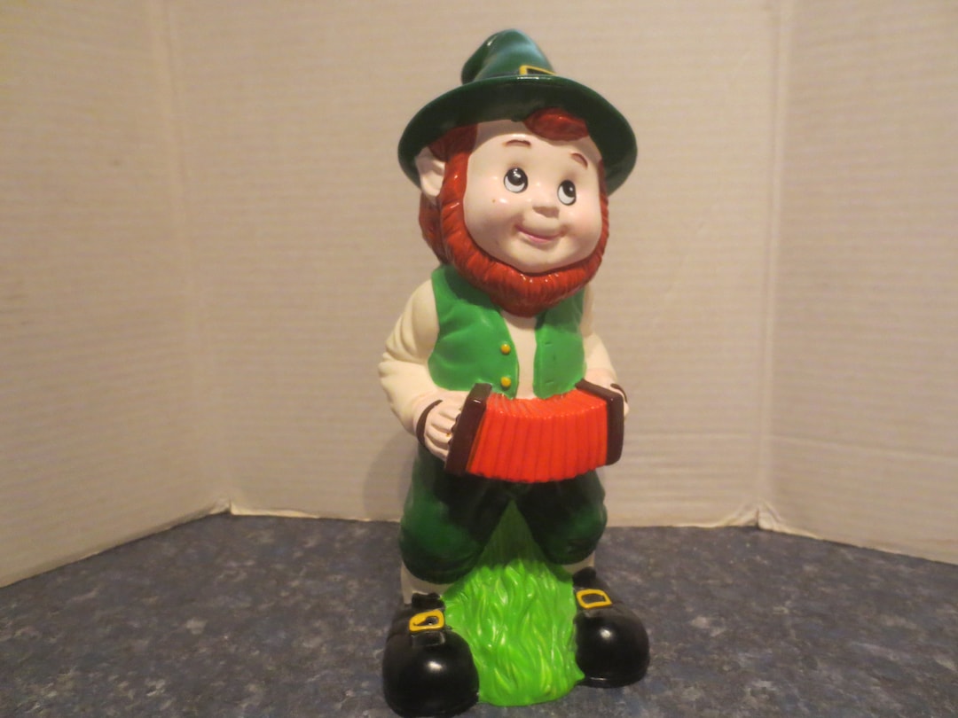 Vintage 1993 Art Line Lucky Leprechaun Lawn Garden Decor Ornament Hard ...
