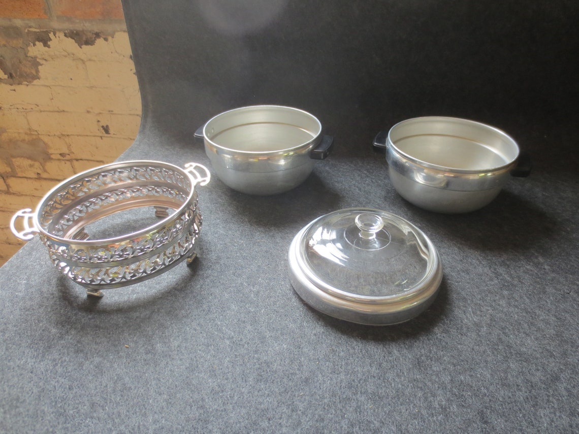Rare Vintage Mid Century Art Deco Modern 4 Piece Cookware - Etsy