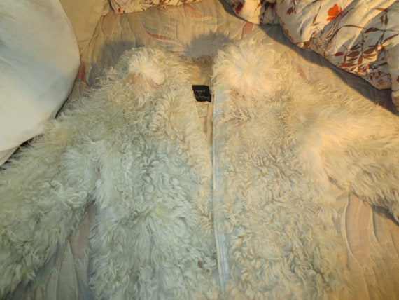 Rare 1970's Mongolian Persian Long Curly Lamb Fur Bom… - Gem