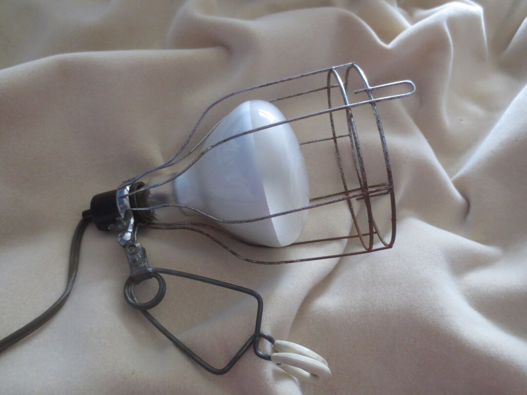 Vintage Mid Century Atomic Age GE Sun Lamp Heat Lamp Clamp on Light ...