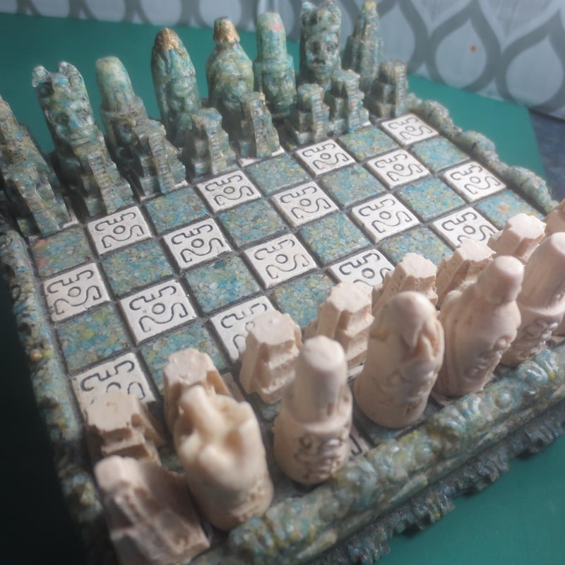 Stone Chess Set - Etsy