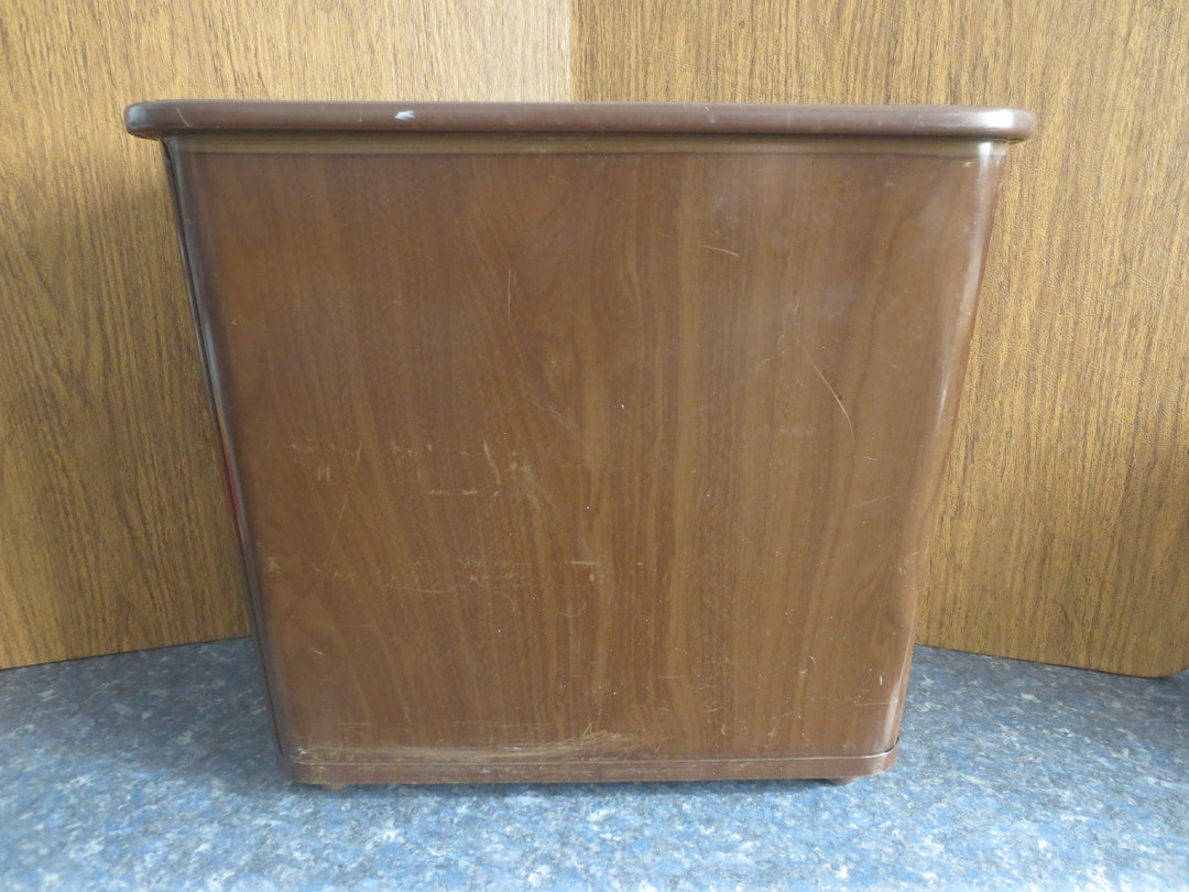 Rare Vintage Mid Century Modern Lawson Industrial Wood Tone Metal ...