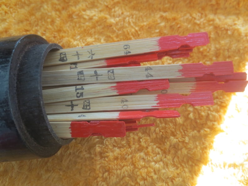 Ancient Chinese Fortune Stick Readings. - Etsy