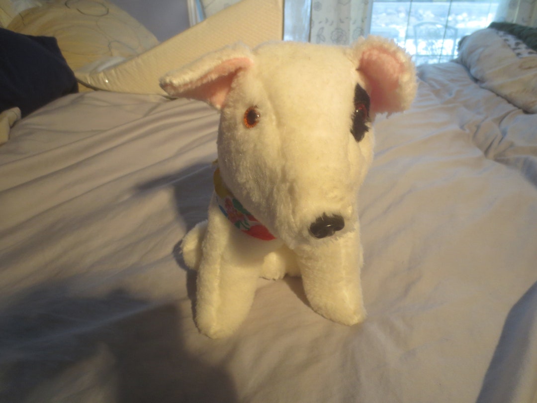 Vintage 1980's Bud Light's Iconic Spud Mckenzie Bull Terrier Plush Dog ...