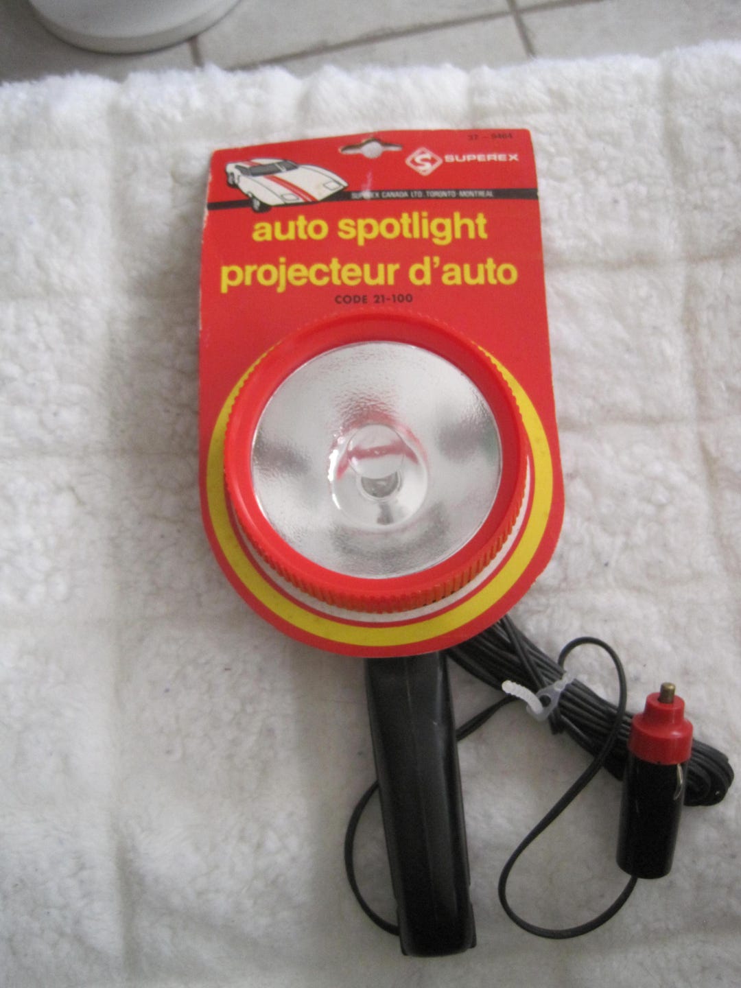 Brand New Vintage Car Plug Emergency Spotlight by Superex Made in ...