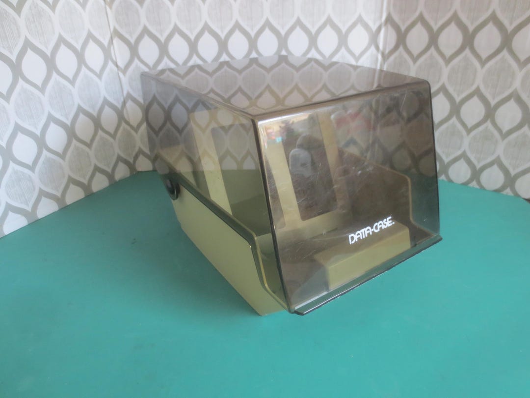 Vintage Retro Old School Radio Shack Data-case 5.25" Floppy Disk Holder ...