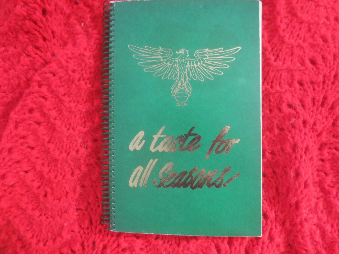 Vintage 1976 1st and Only Edition A Taste for All Seasons St. John's ...