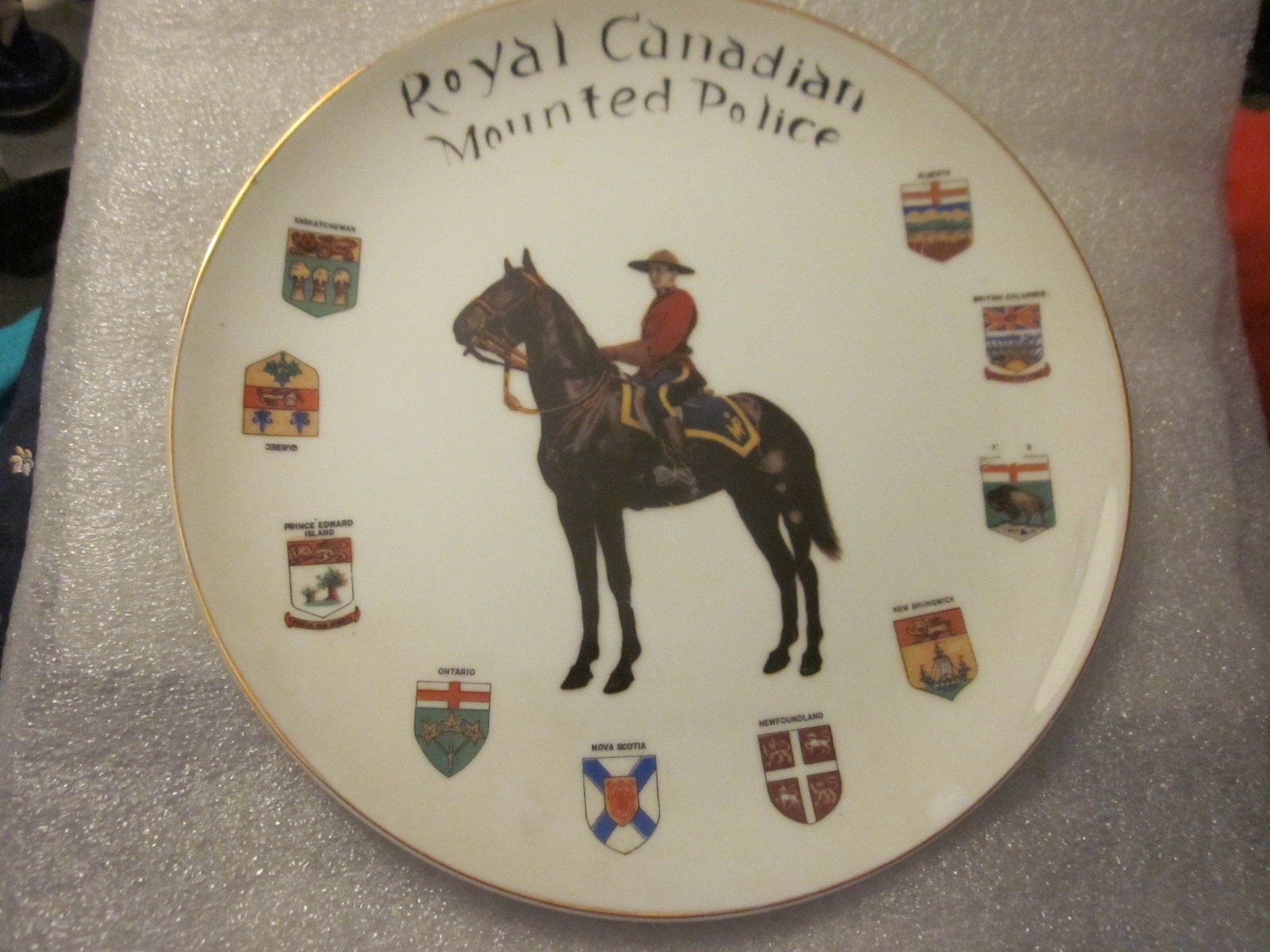 Rare Vintage RCMP Territories Souvenir Coat of Arms Plate W/ - Etsy Canada