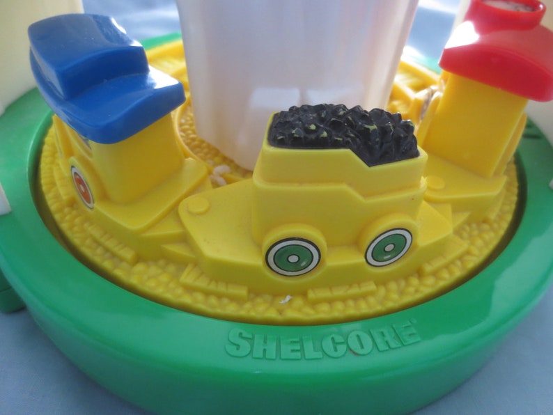 Vintage 1995 Shelcore Push and Spin Choo Choo Train. FREE - Etsy