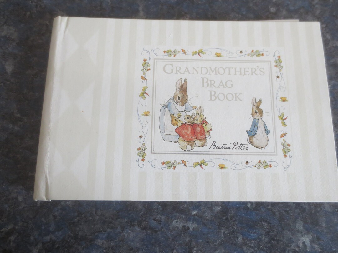 Vintage Beatrix Potter Peter Rabbit Grandmother's Brag Book 10 Pages 20 ...