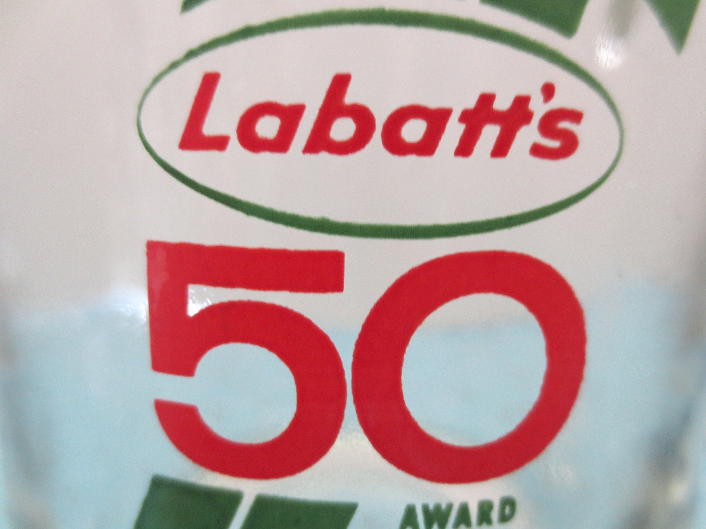 Vintage Labatt's 50 Canadian Lager Beer Clear Glass Beer | Etsy